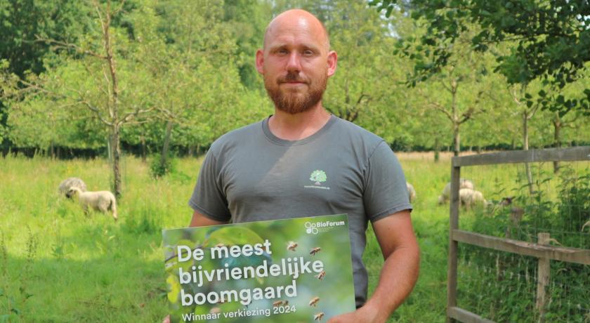 Den Boogerd wint titel 'de meest bijvriendelijke boomgaard' 2024 | Bioforum